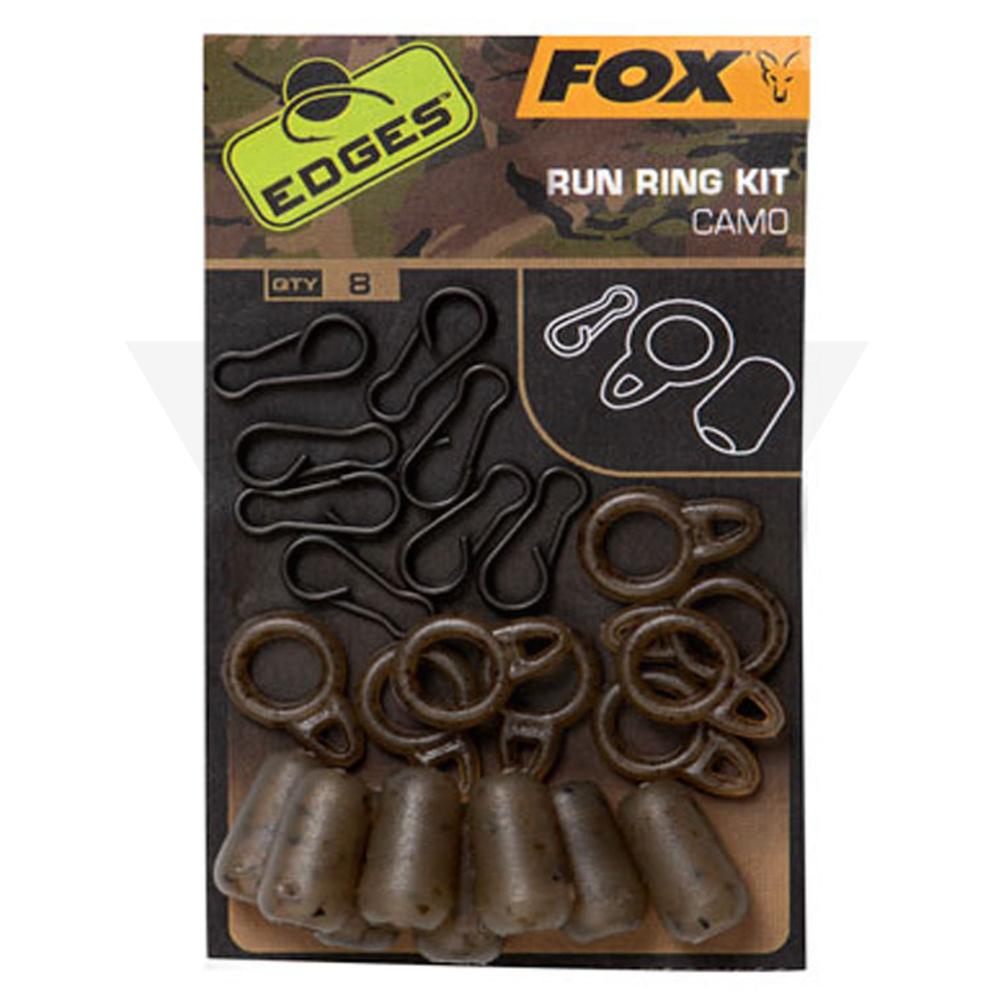 FOX Edges Camo Run Rig Kit Csúszó Végszerelék Szett