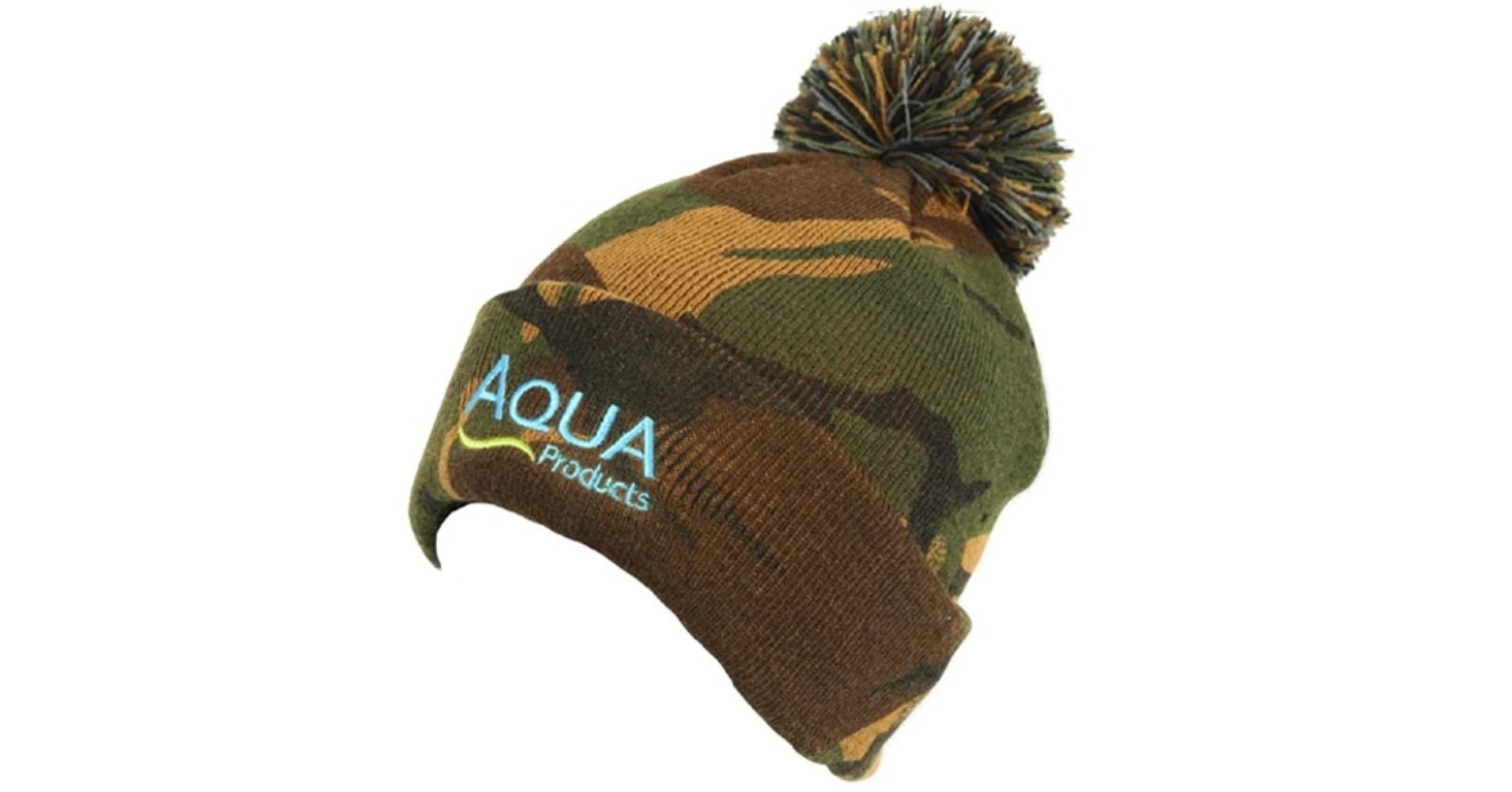Aqua Products Camo Bobble Hat Kötött Sapka