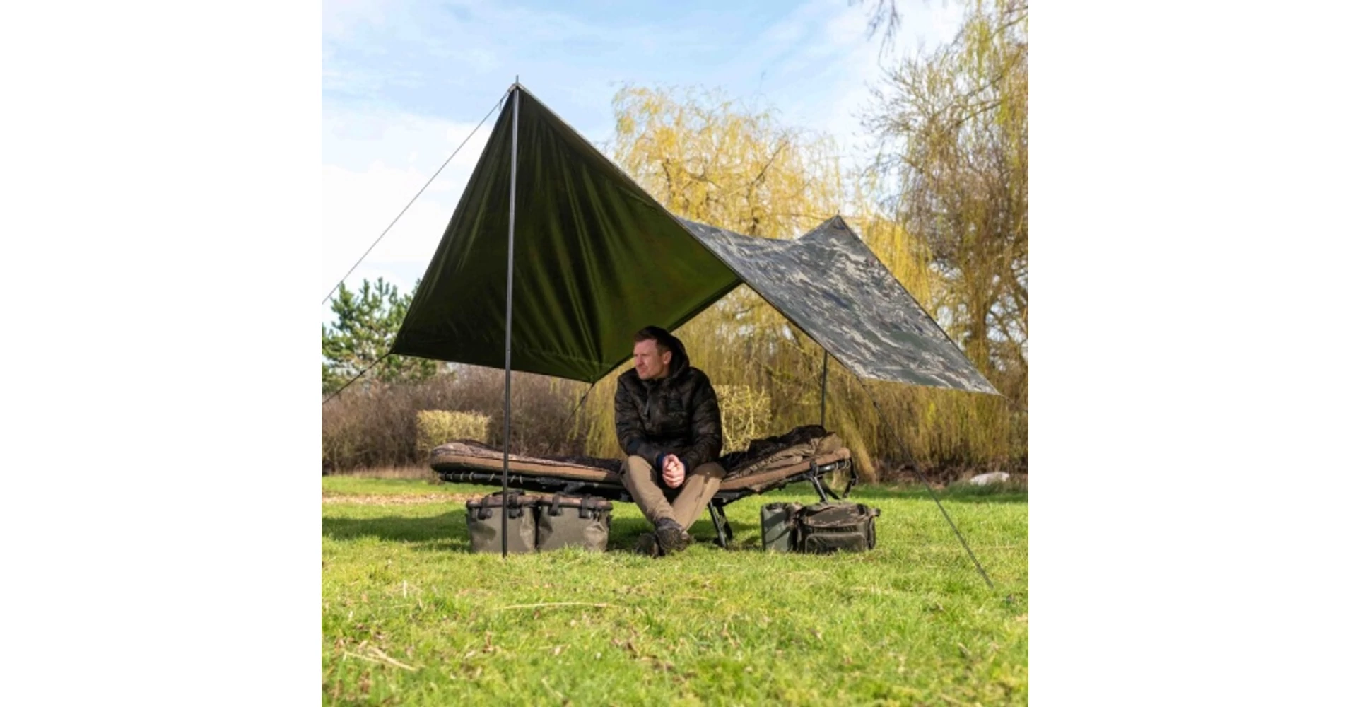 Nash Szélfogó Bank Life Multi Tarp Camo