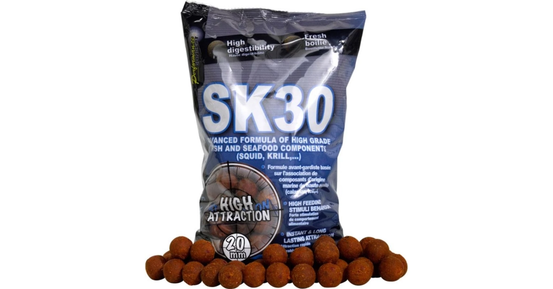 Starbaits SK30 Squid & Krill bojli