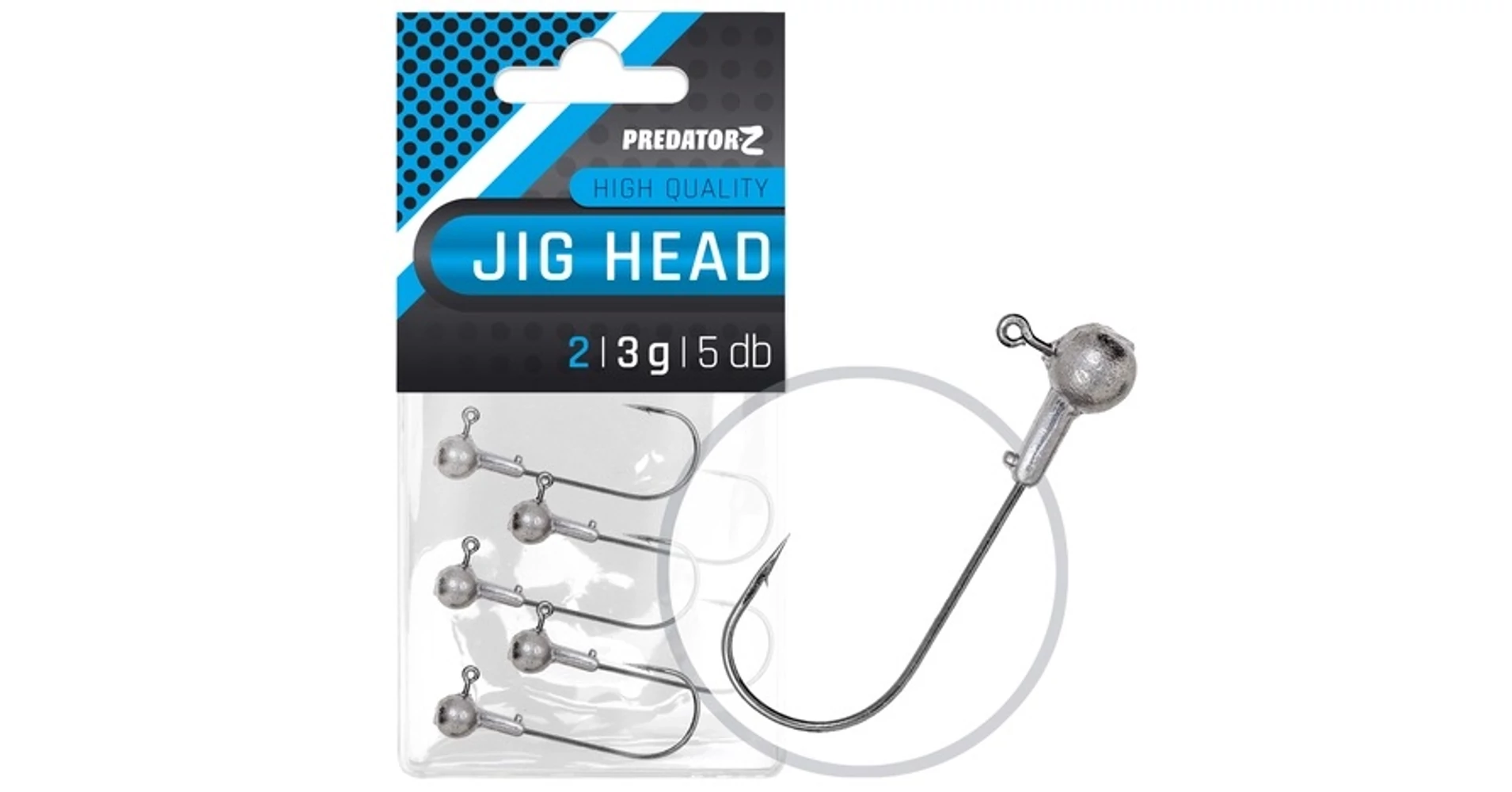 Carp Zoom Jig Fej 6/0, 25g, 3db