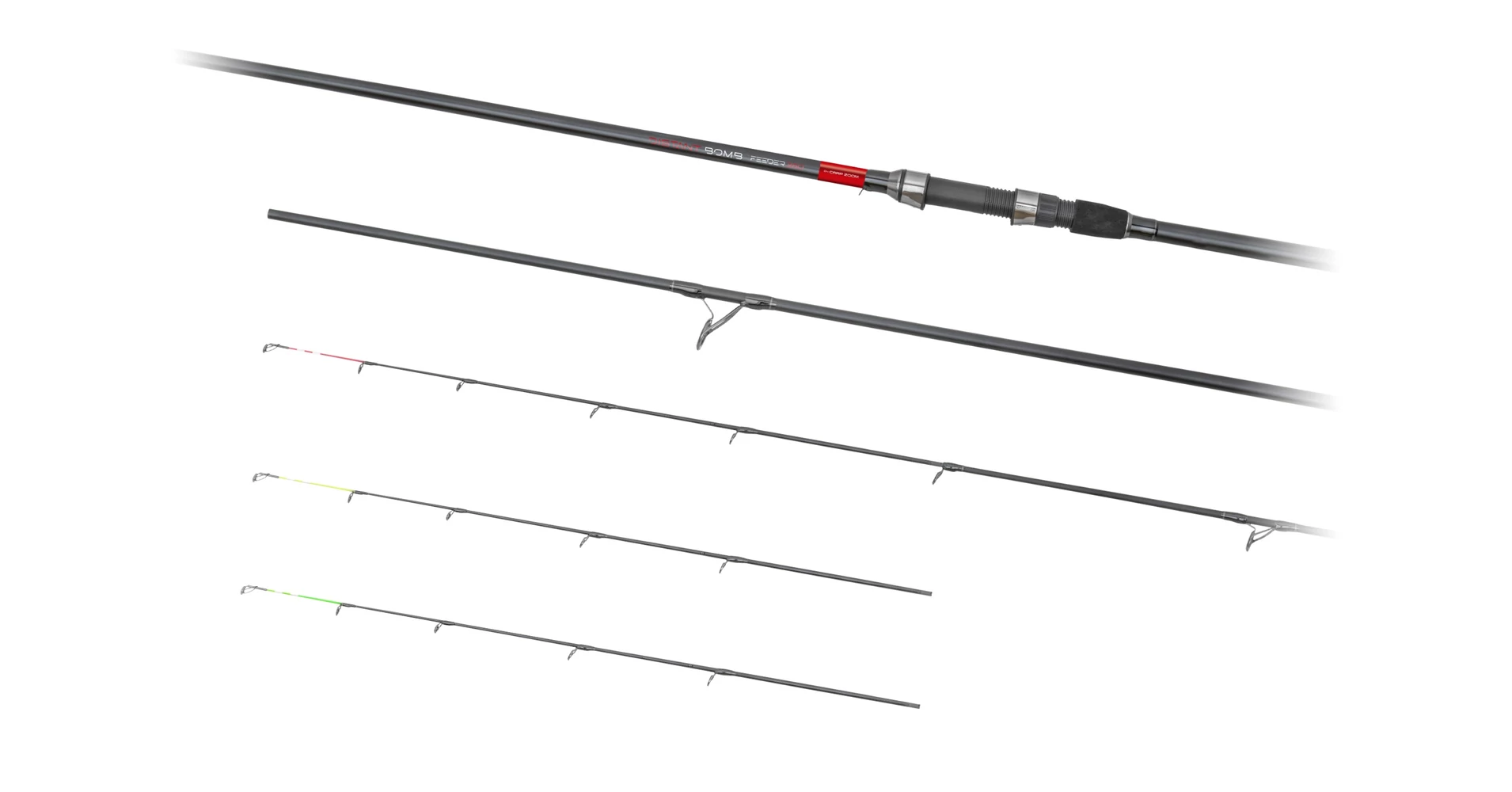 Carp Zoom Feeder Bot Distant Bomb 390cm 3+3részes - 180+g