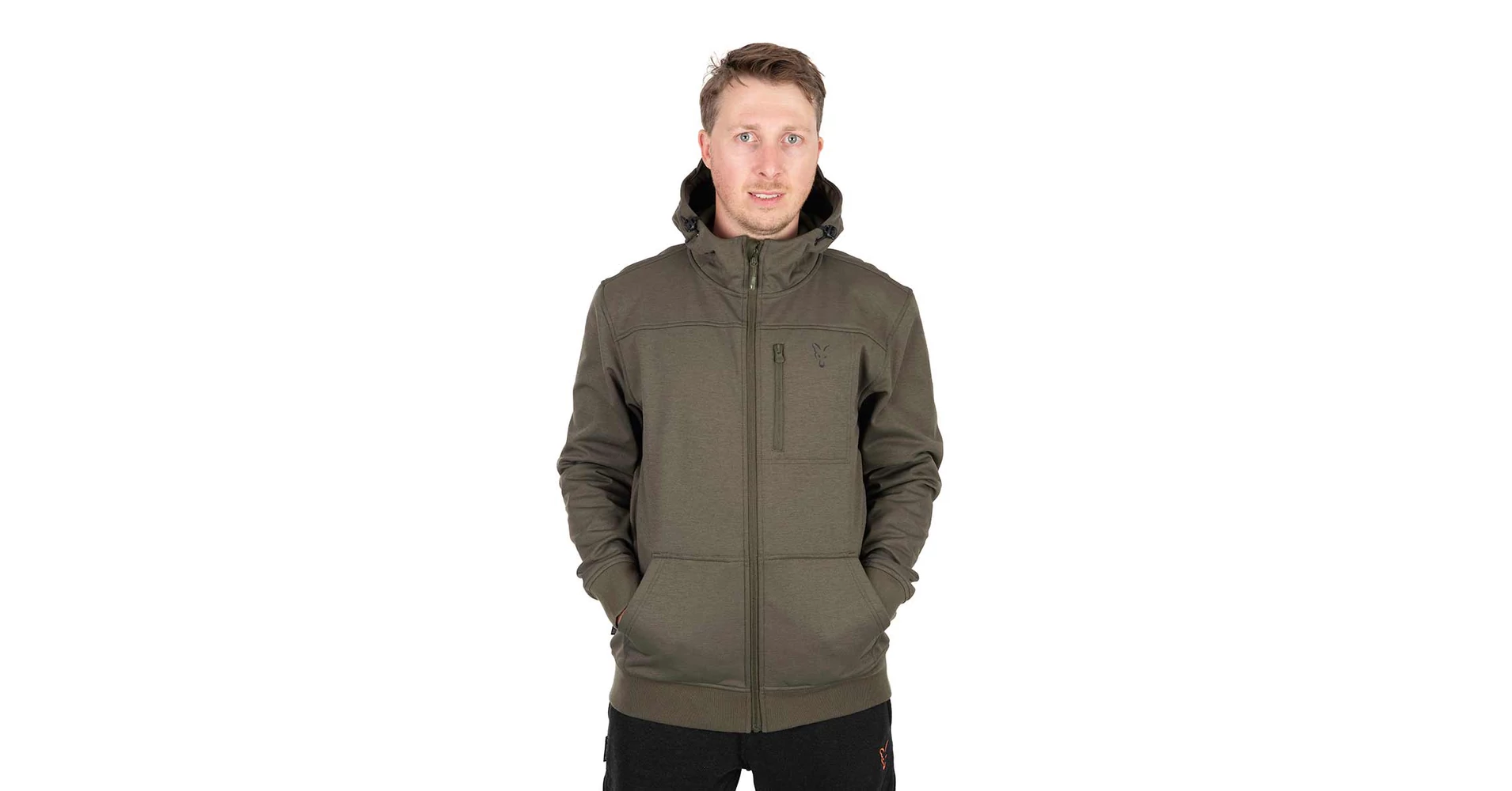 Fox Kabát Collection Soft Shell Jacket Green & Black
