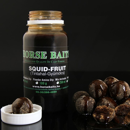 Horse Baits Liquid Amino Dip Squid Fruit (150ml)